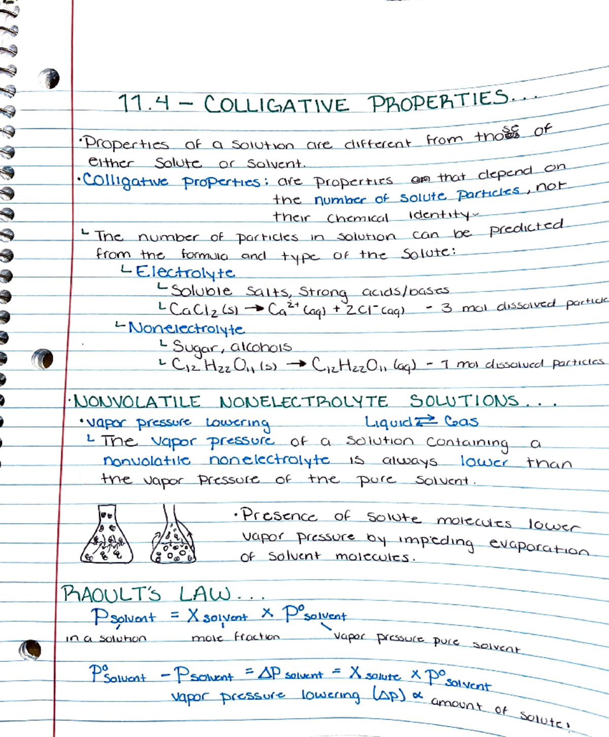 Chapter 11.4: Colligative Properties - CHEM 210 - Studocu
