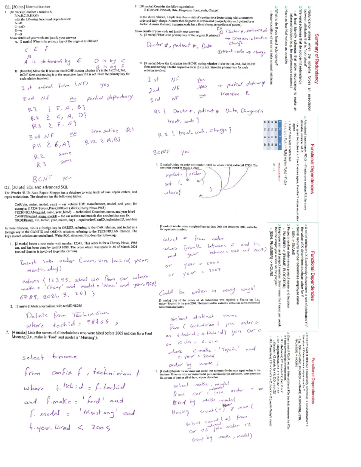 CS 3375 Midterm Cheat Sheet - CS 3375 - Studocu