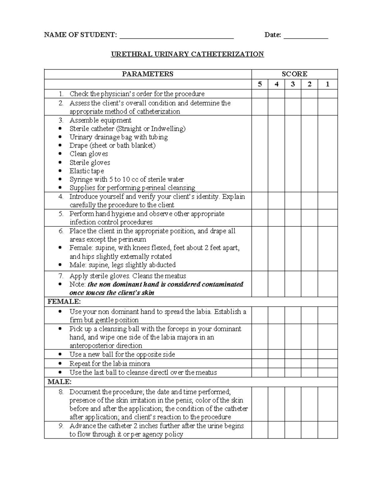 IFC-checklist - Retdem - NAME OF STUDENT ...