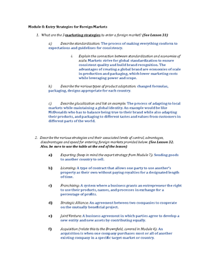 Module 2 Study Guide - DONE - Module 2: Shaping the Economic ...