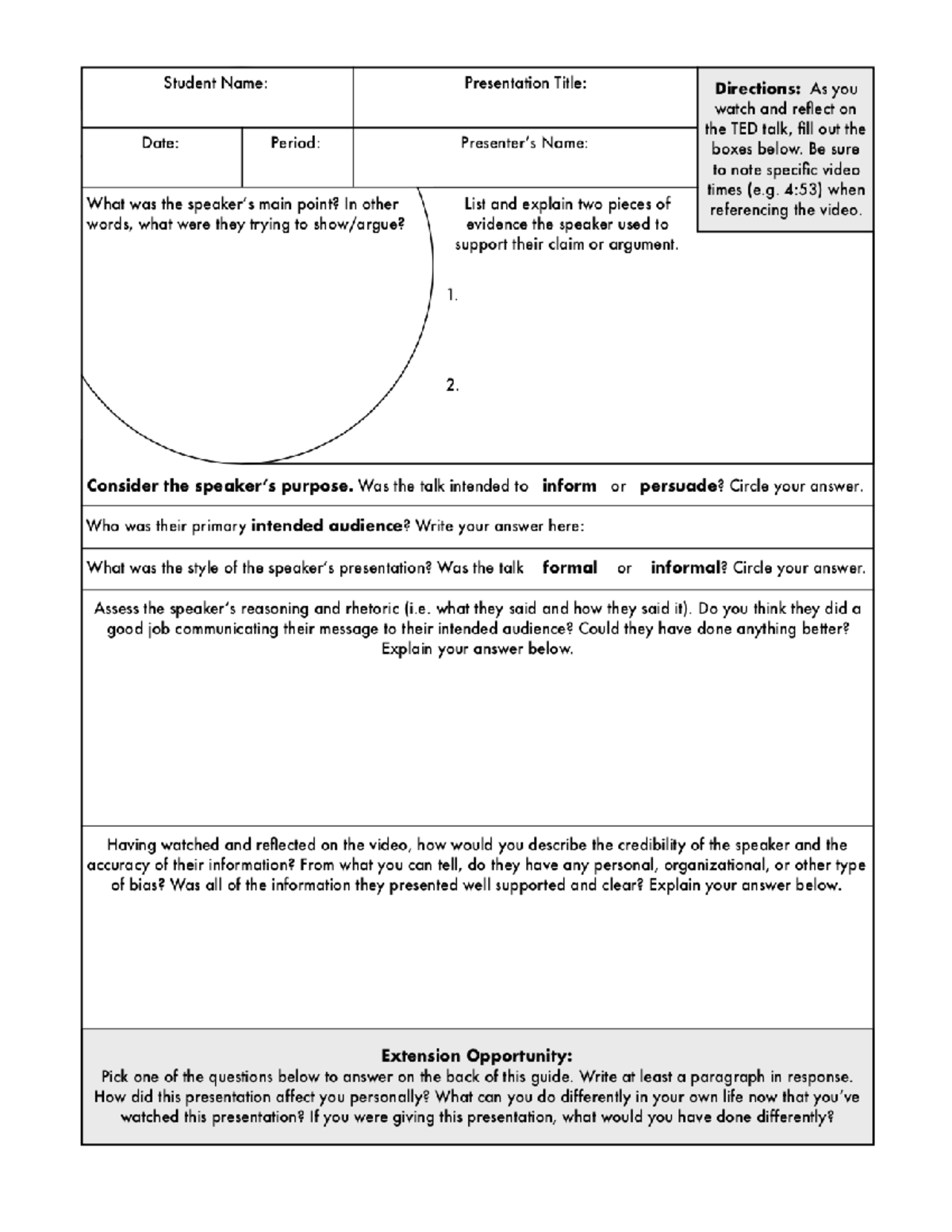 Video viewing guide - HUM 2020 - Studocu