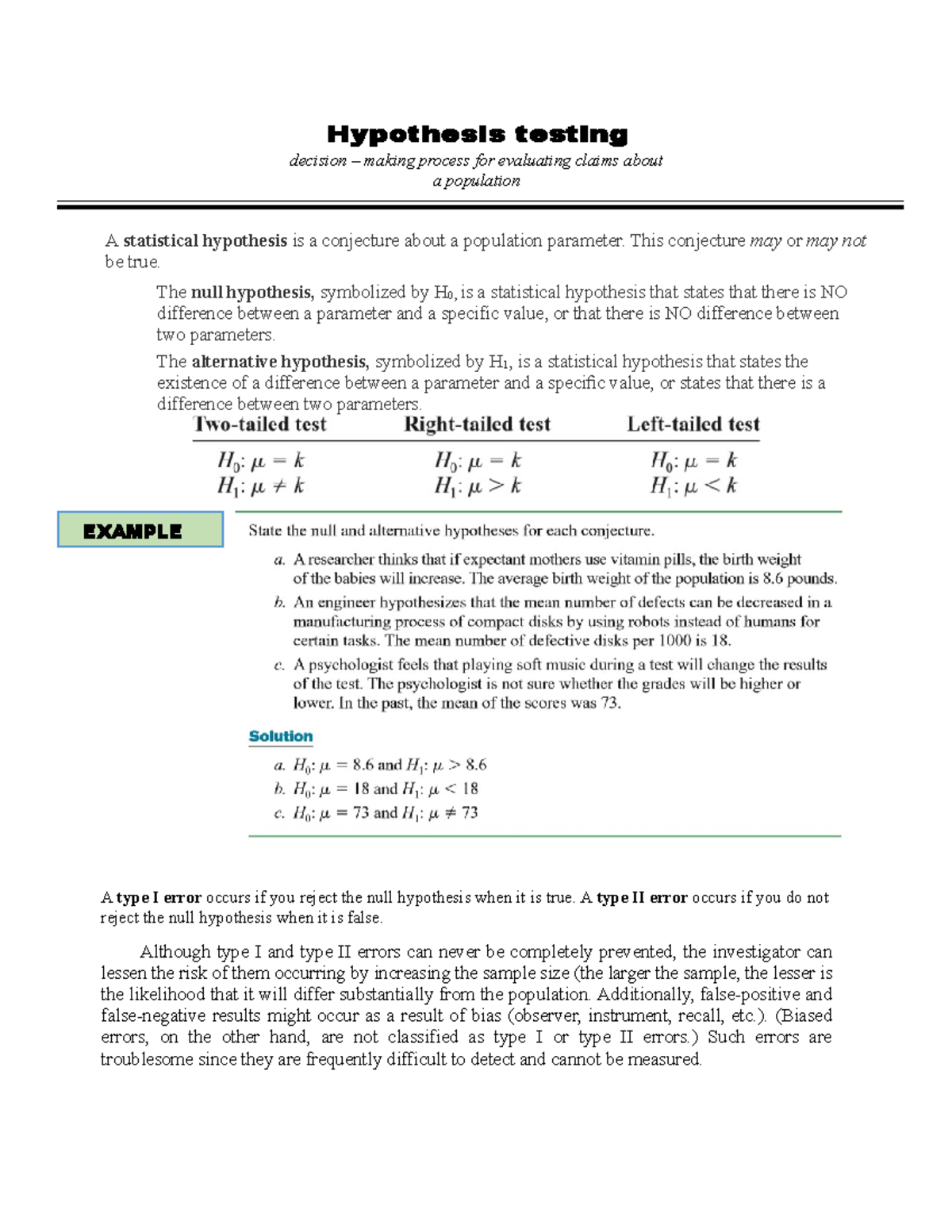 Stat Prob-Reviewer-converted - Hypothesis testing decision – making ...