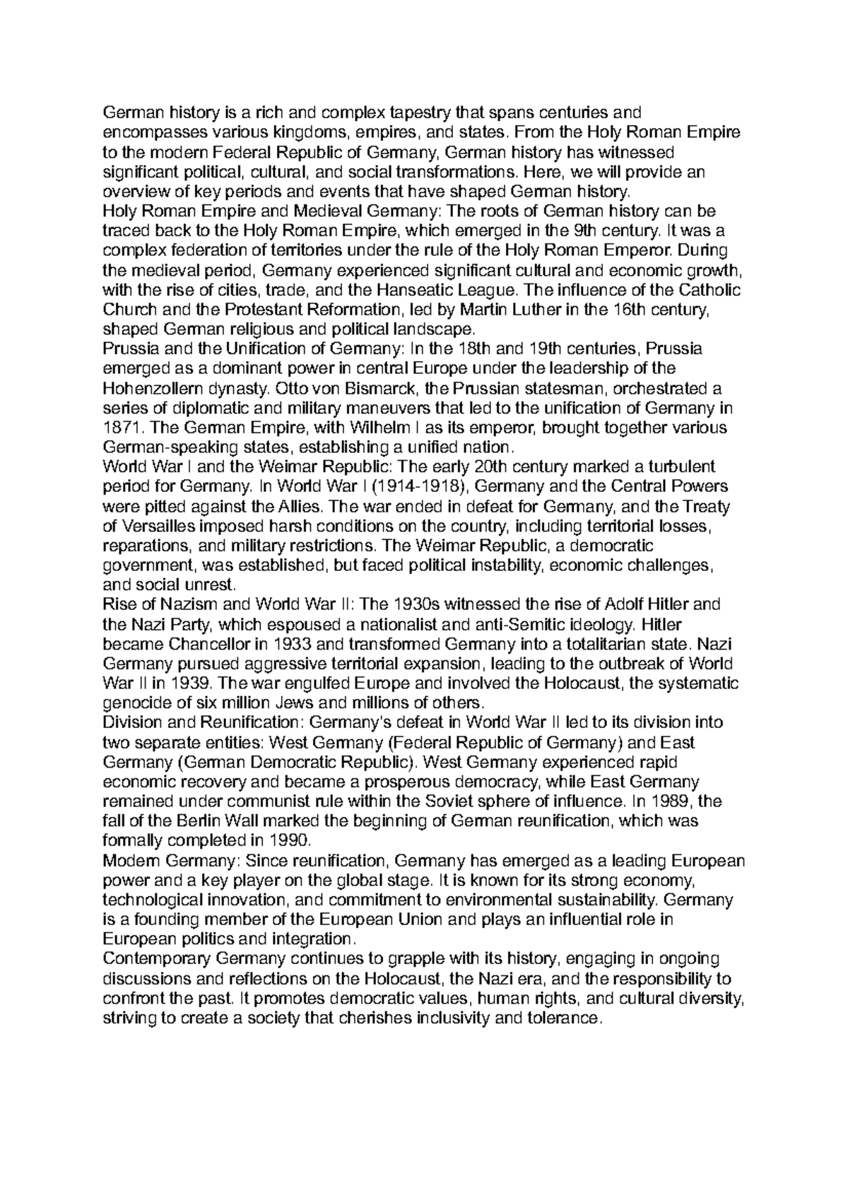 Cc7 Tutorial Work German History Is A Rich And Complex Tapestry