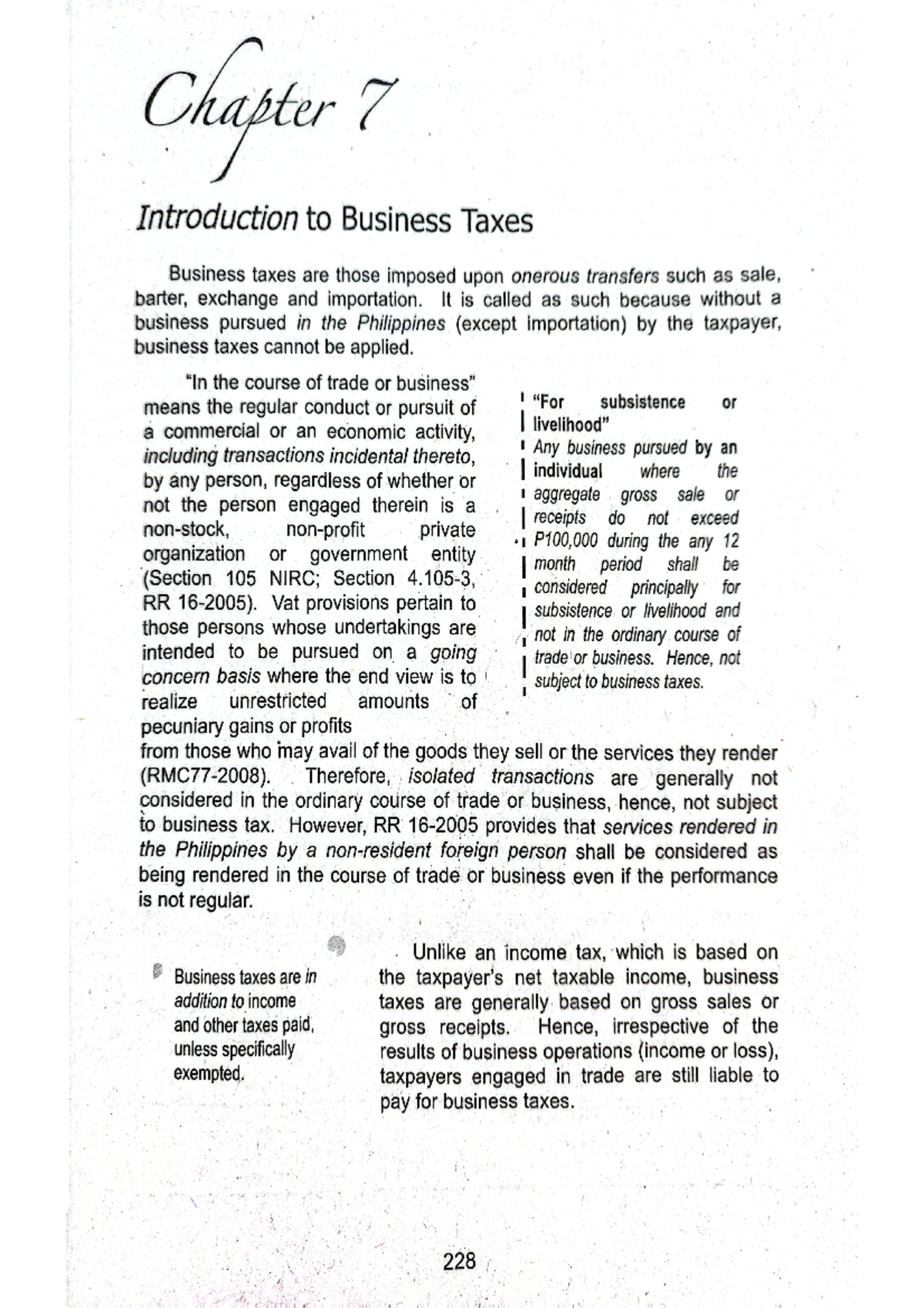 Business-Tax - Business Taxation - Studocu