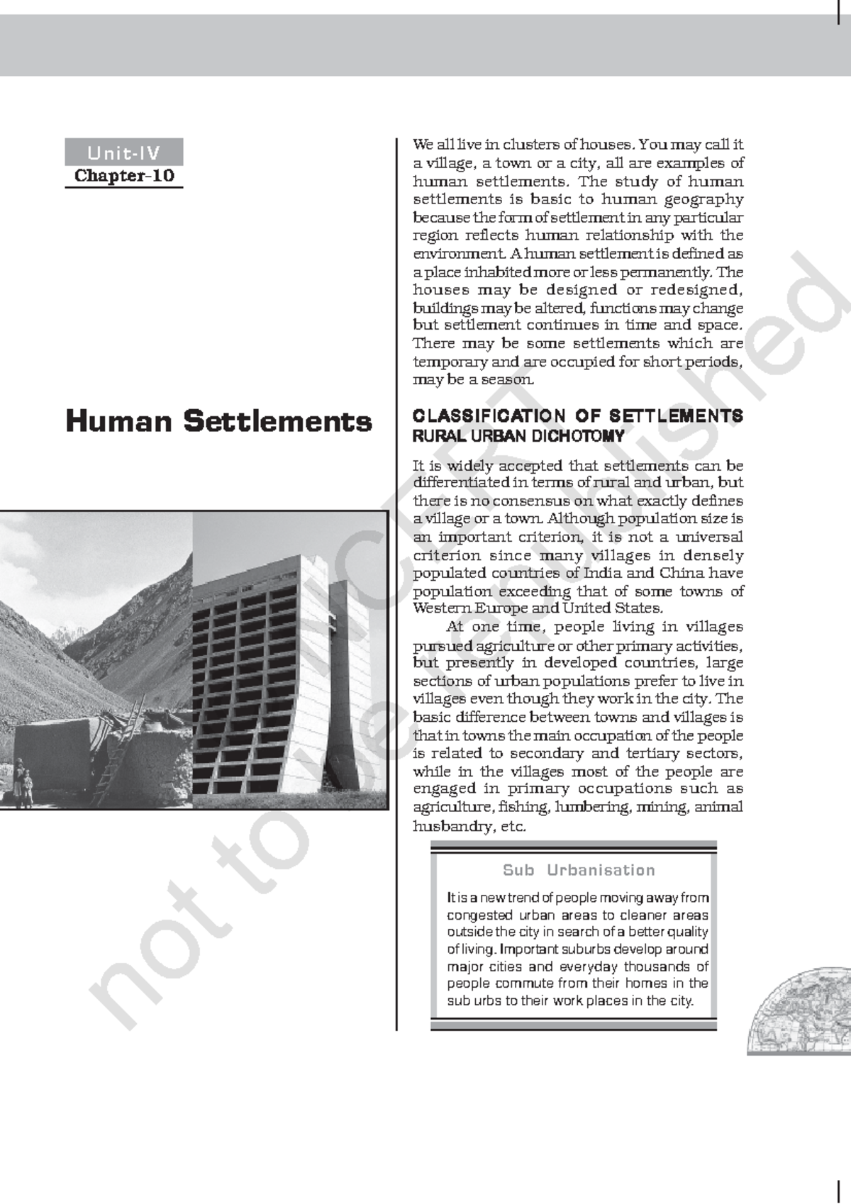 Settlement - Settle around and in Namibia under the Constitution. - U n ...
