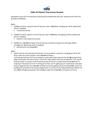 Assignment 4-01 - SNHU107 - SNHU - Studocu