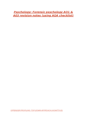 Attachment revision booklet - Psychology: Attachment AO1 & A revision ...