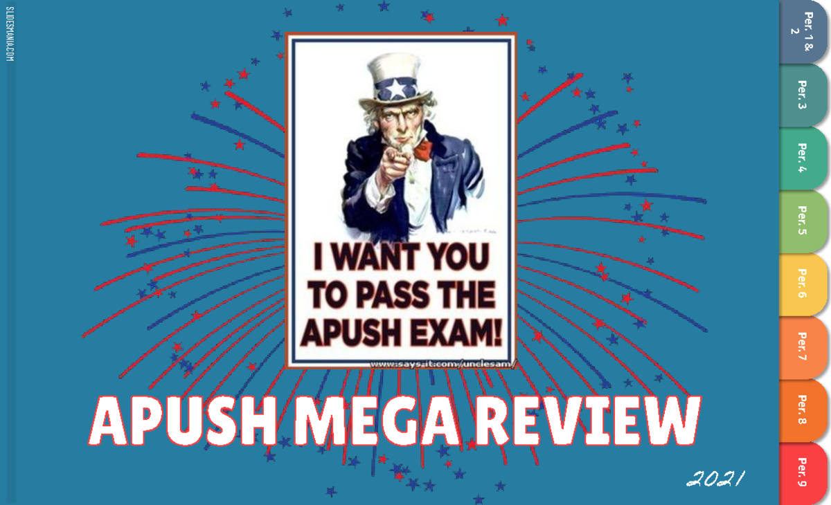 Copy of DC Apush Mega Review INB 2021 - Per. 1 & - Per. - Per. - Per ...