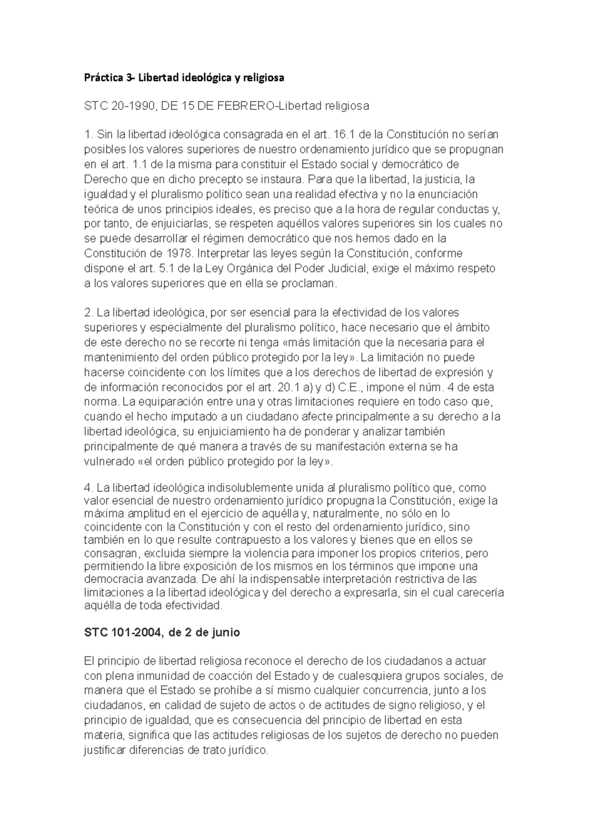 Práctica 3 - Práctica número de Consti 4, profesor: Ignacio Motilla - Práctica 3- Libertad - Studocu