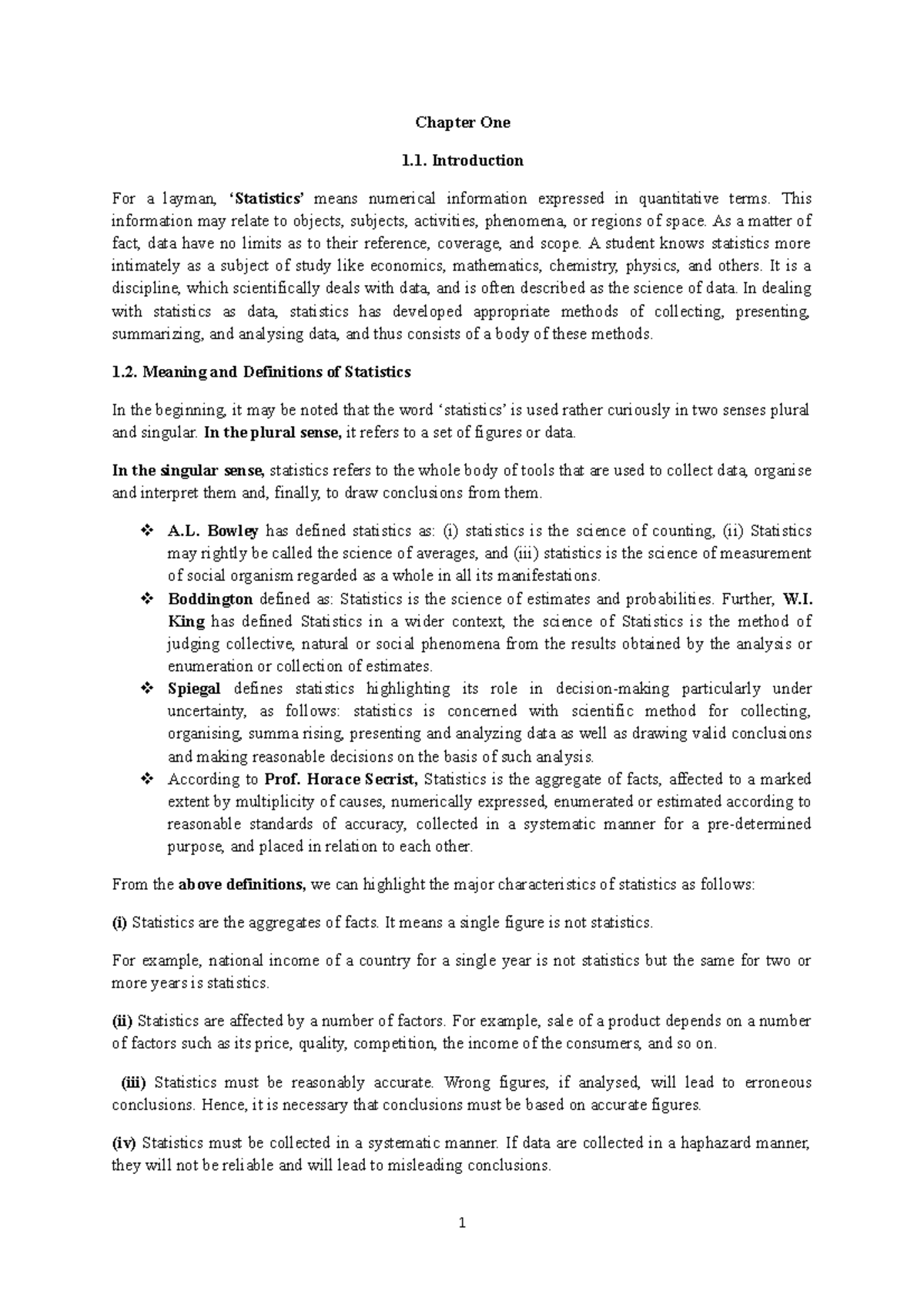 Chapter one business - Chapter One Introduction For a layman ...