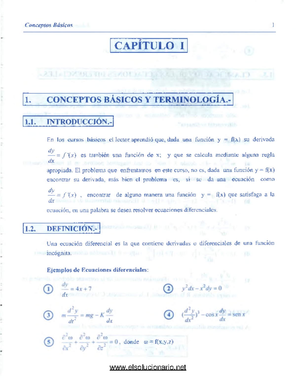 Analisis matematico 4-eduardo-espinoza-ramos Cap - Conceptos Básicos 1 CAPITULO I 1. C O N C E P ...