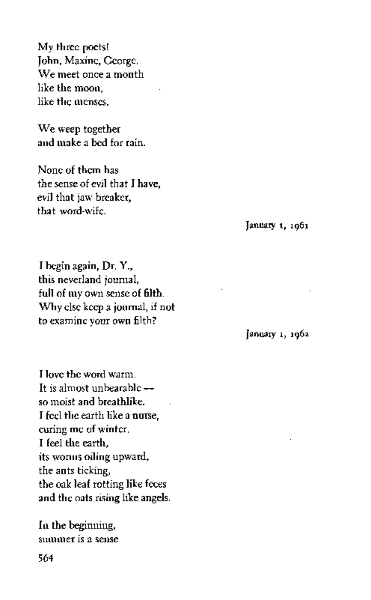 Anne Sexton - The Complete Poems 592 - My three poets! John, Maxine ...