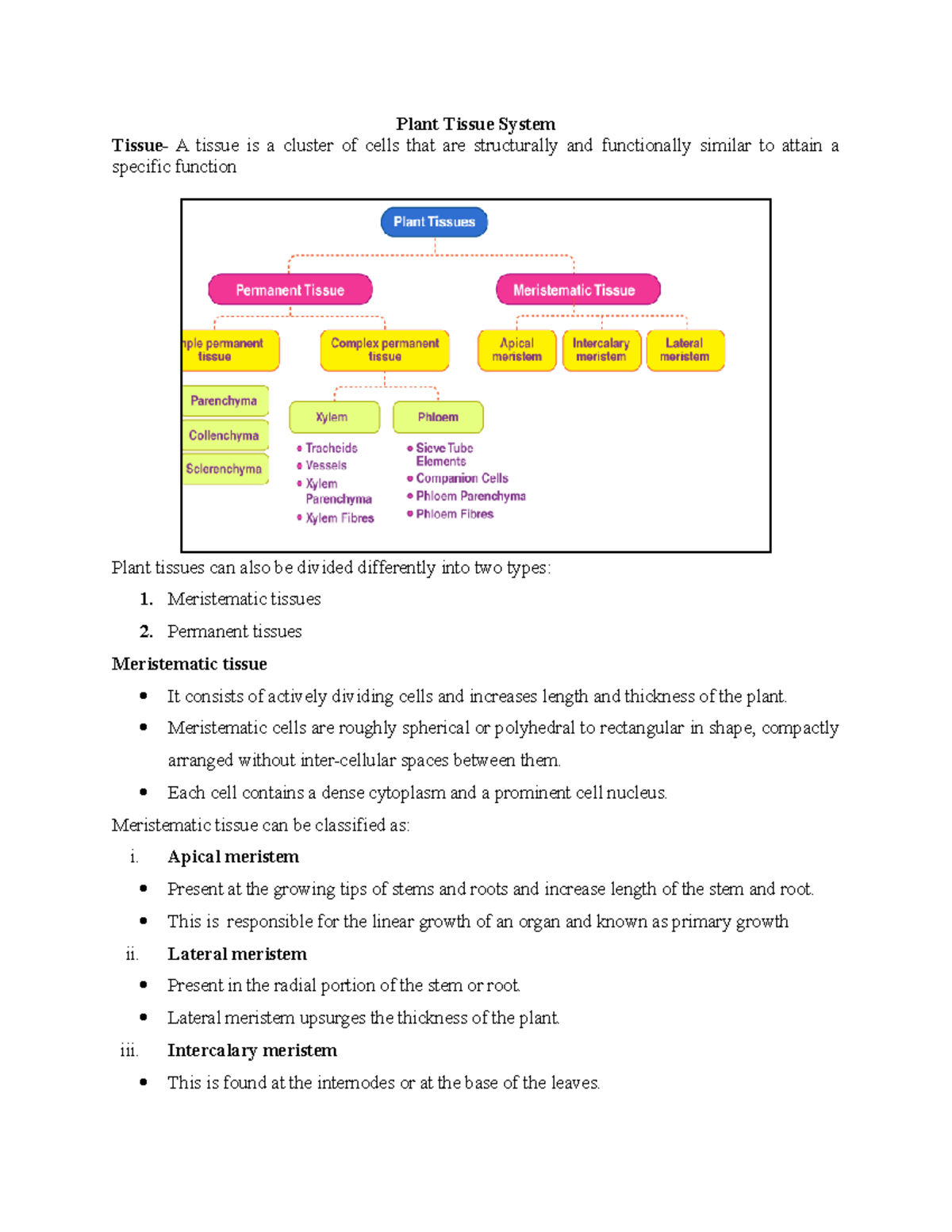 Notes - Concise note of Remedial Biology of morphology and anatomy of ...