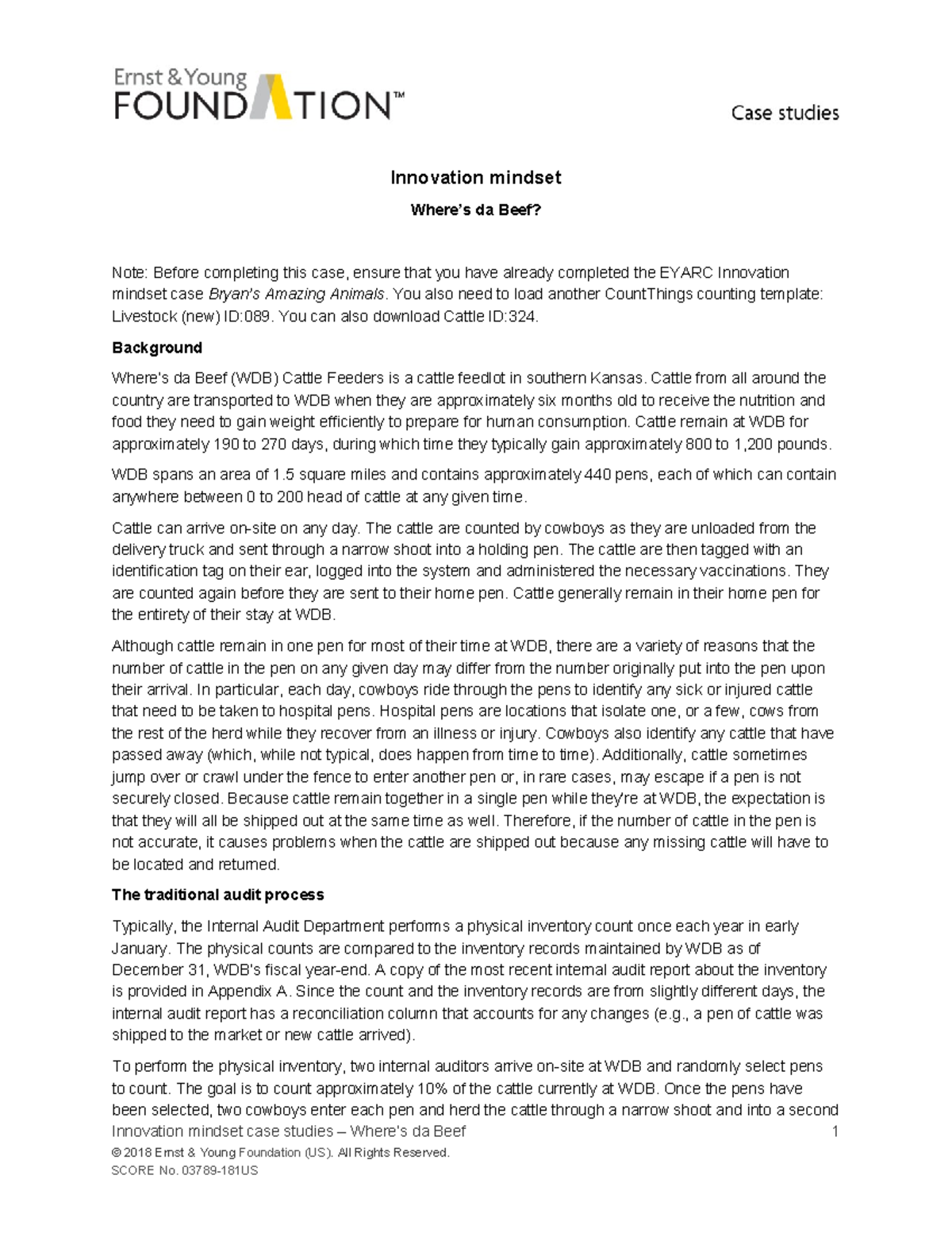 Innovation mindset case studies Wheres da Beef - Innovation mindset ...