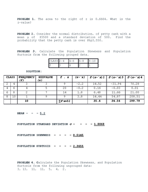 Stat and Prob Diagnostic Test - SHS CORE: STATISTICS AND PROBABILITY ...