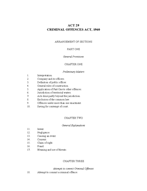 Annotated ACT 29 - Ghana Laws CRIMINAL OFFENCES ACT 1960 (ACT 29 ...