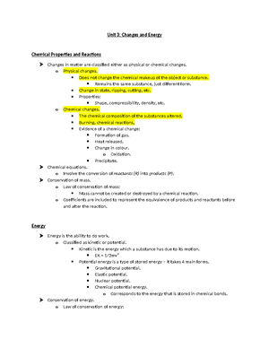Unit 5 - Chemistry of Life - Unit 5: Chemistry of Life Biological ...