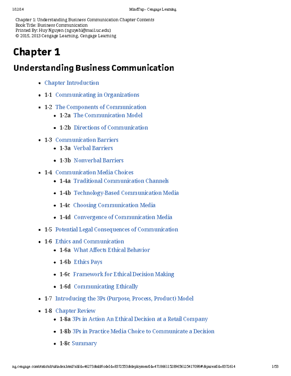 Chapter 1 - materials - Chapter 1: Understanding Business Communication ...