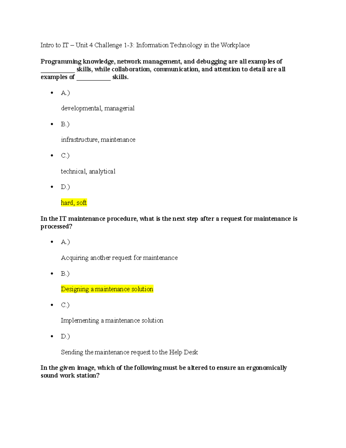 Intro to IT Unit 4 Challenge 1-3 - Intro to IT – Unit 4 Challenge 1-3 ...