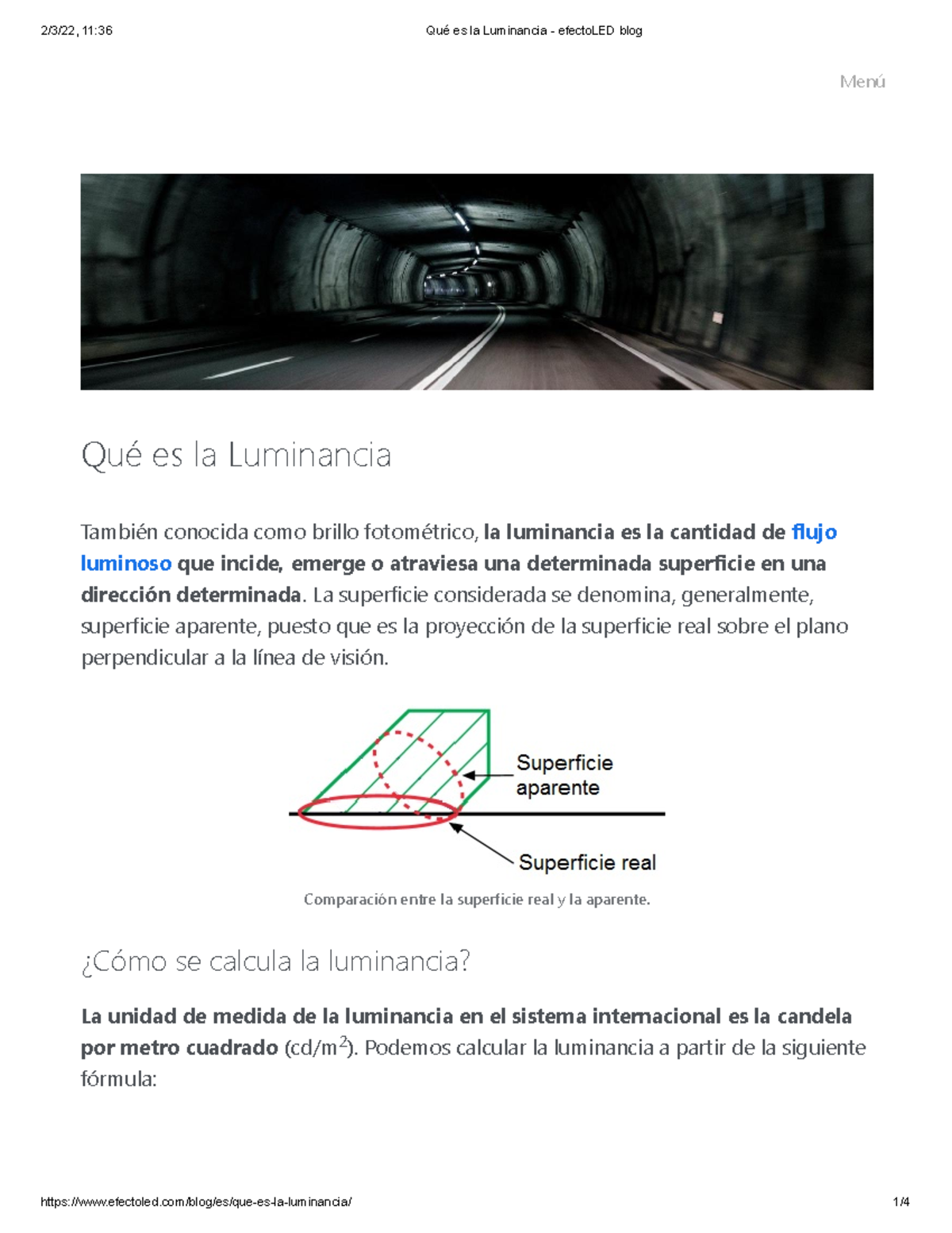 Qué es la Luminancia - efecto LED blog - Qué es la Luminancia También ...