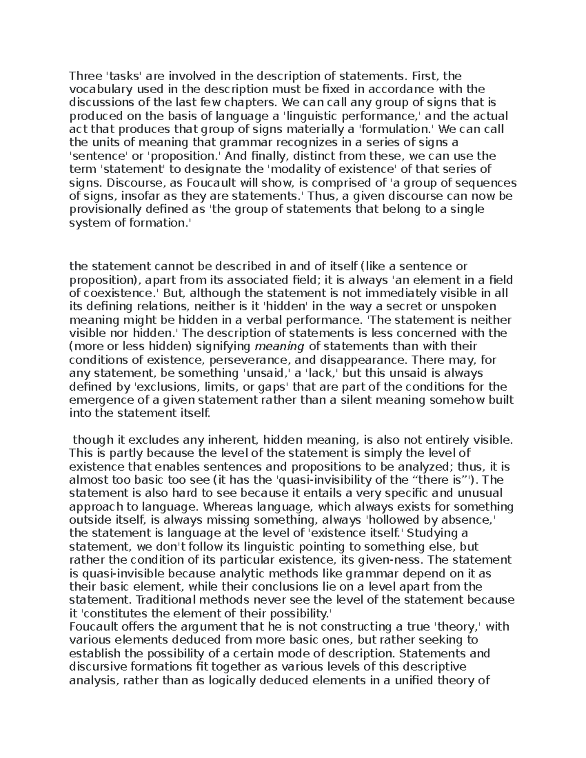 Philosophy 57 - Lecture Notes - Three 'tasks' are involved in the ...