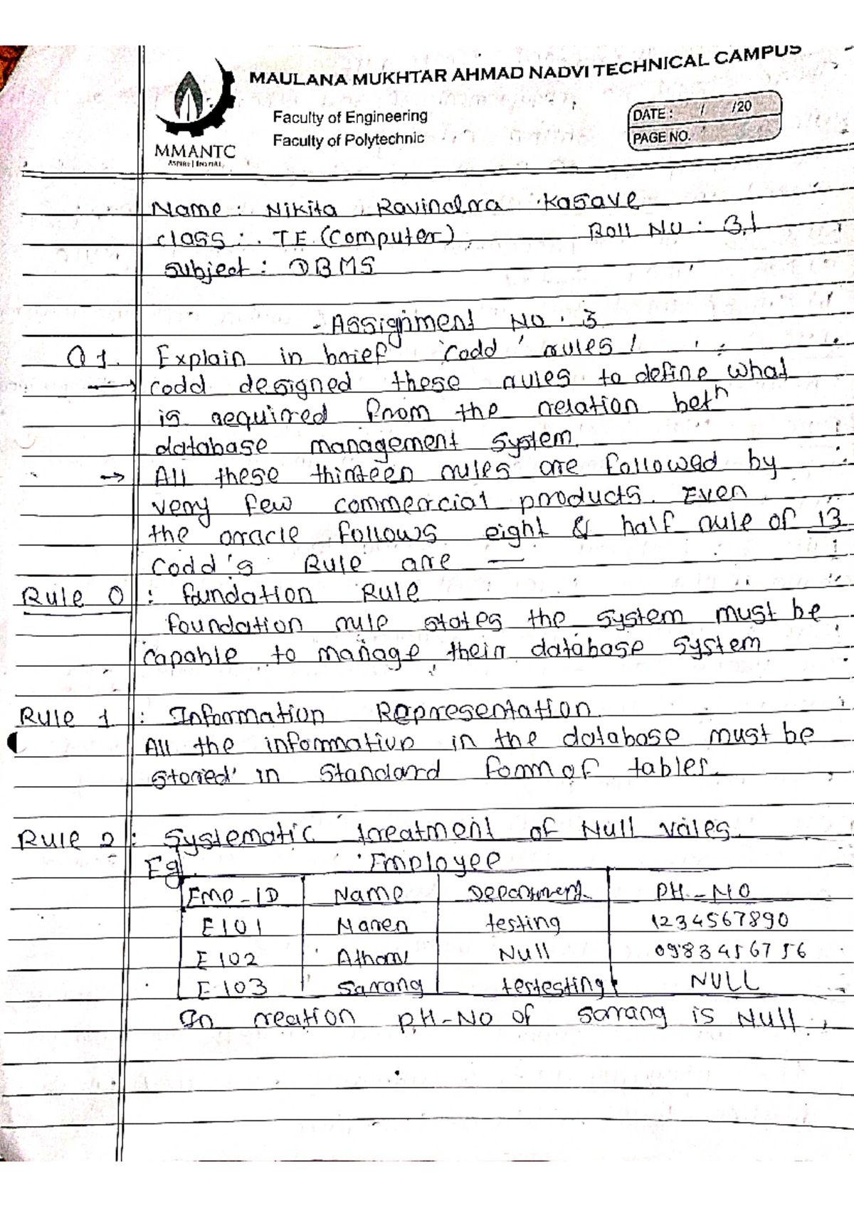 Mathematics-2nd - Database Management Systems - Studocu