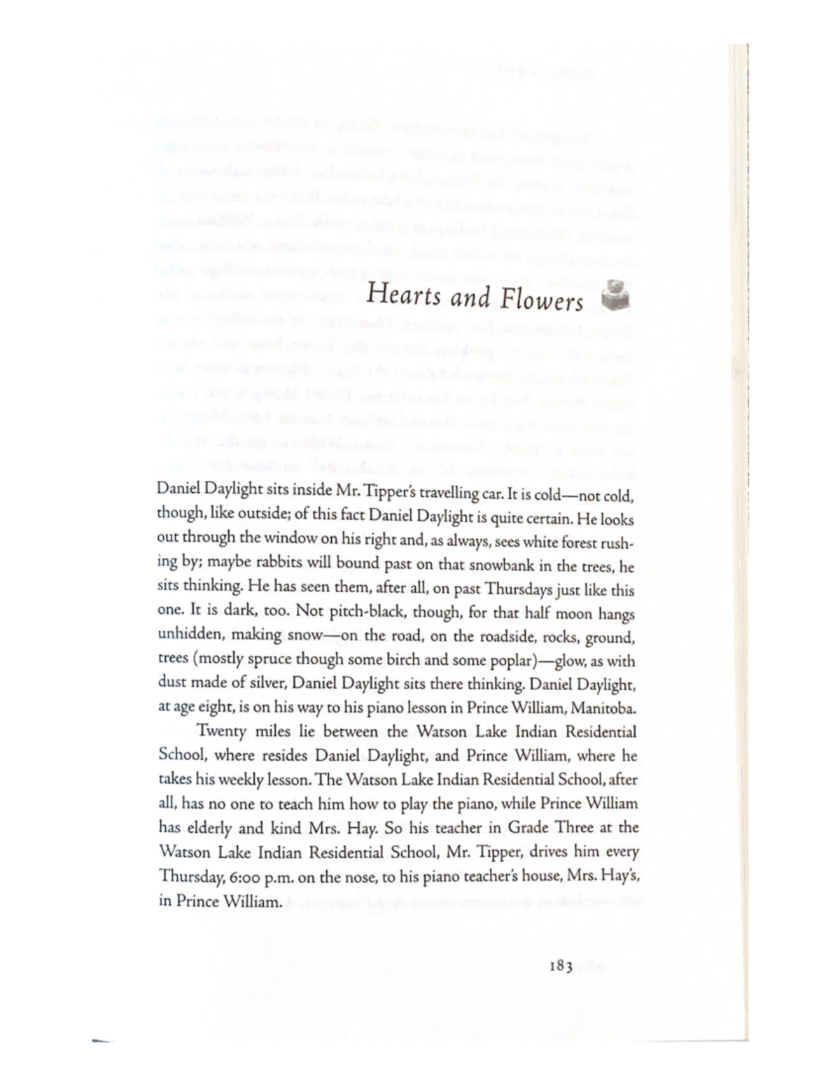 Tomson Highway Hearts and Flowers - Studocu