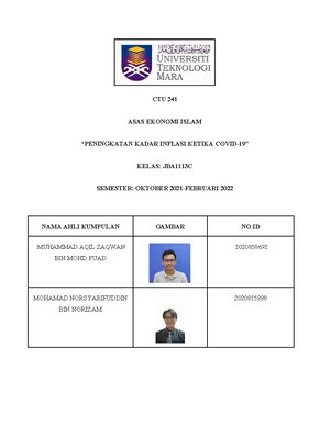 Assignment CTU241 - Daing Sadek - FACULTY OF BUSINESS AND MANAGEMENT ...