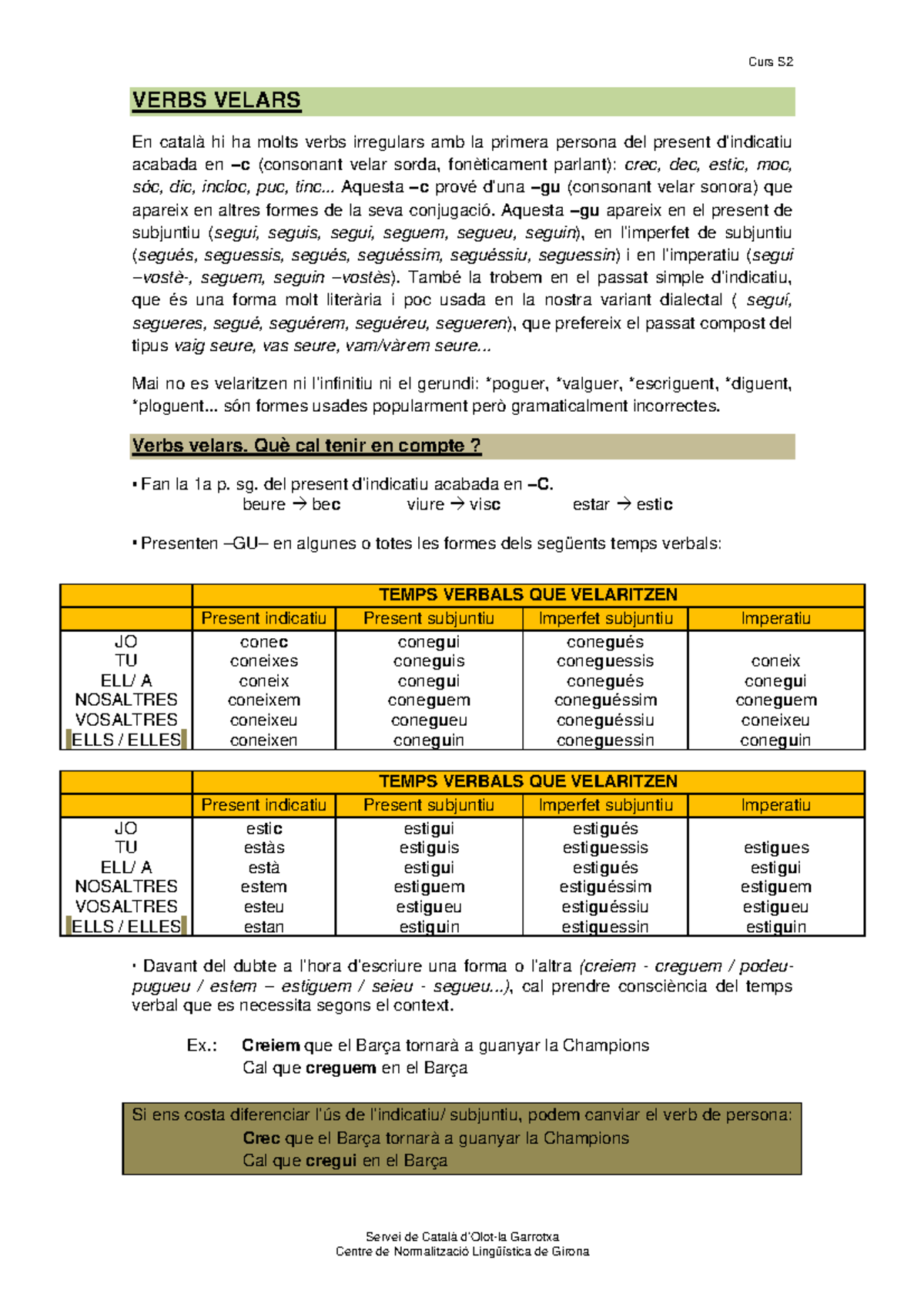S2-verbs-velars 1 - catla - Curs S Servei de Català d’Olot-la Garrotxa ...