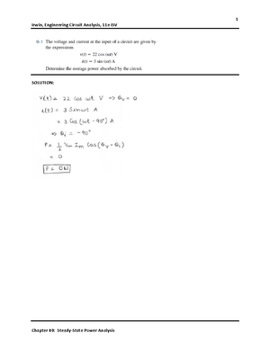 Ch14 Engineering cicuit analysis oooooooooo - 2 Irwin, Basic Engineering Circuit Analysis, 10/E ...