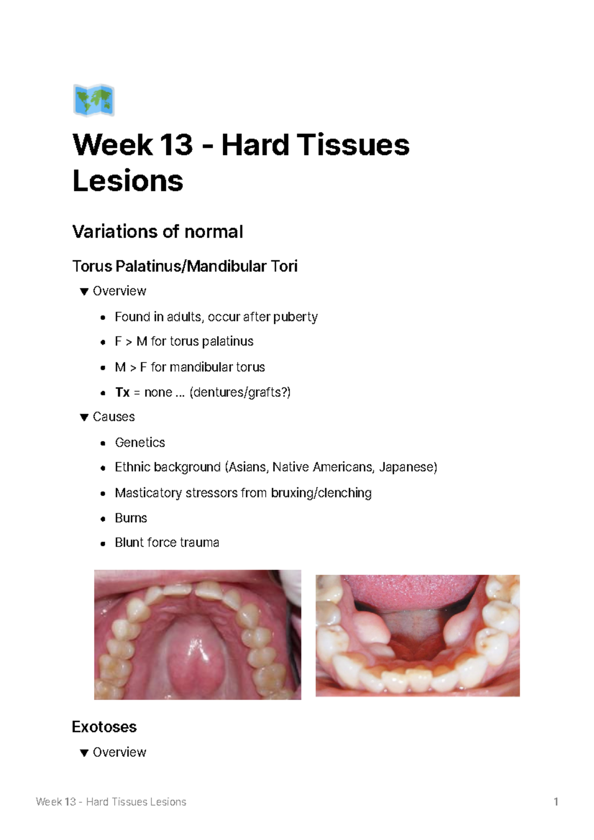 Week 13 - Hard Tissues Lesions - 🗺 Week 13 - Hard Tissues Lesions ...