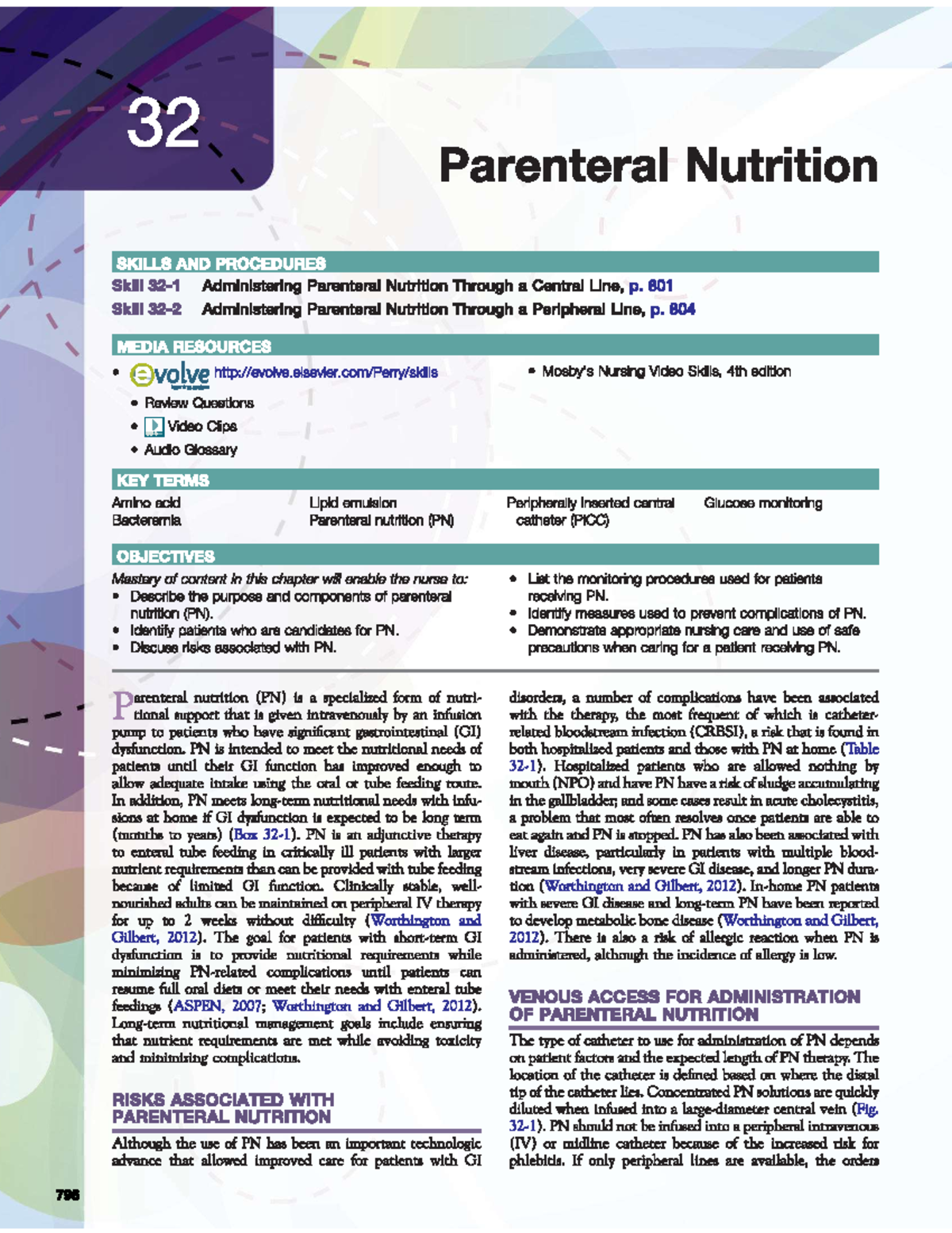 Parenteral- Nutrition - 801 Skill Administering Parenteral Nutrition ...