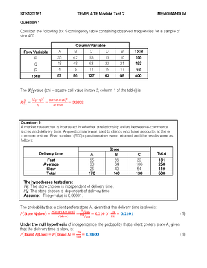 STK 120 Semester Test 1 Summary - STK 120 SUMMARY Semester Test 1 ...