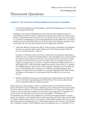 Intro to Public Policy (Quiz 1 Review) - What is the definition of ...