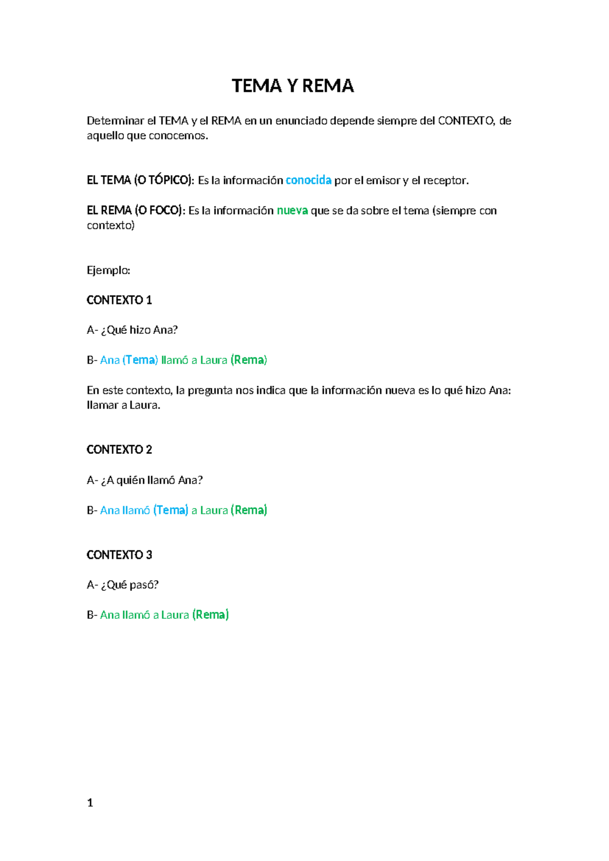 TEMA Y REMA8 - apuntes rema i tema - TEMA Y REMA Determinar el TEMA y ...