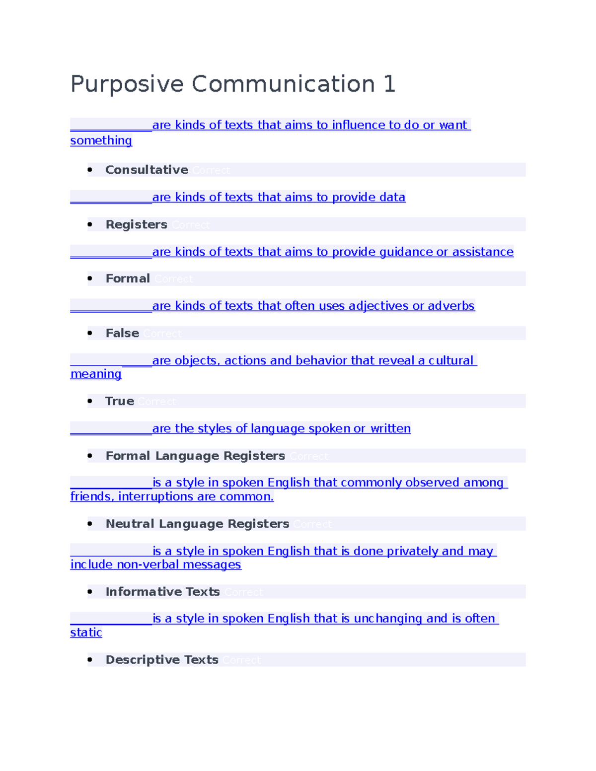 Purposive Communication 1 - Neutral Language Registers Correct ...