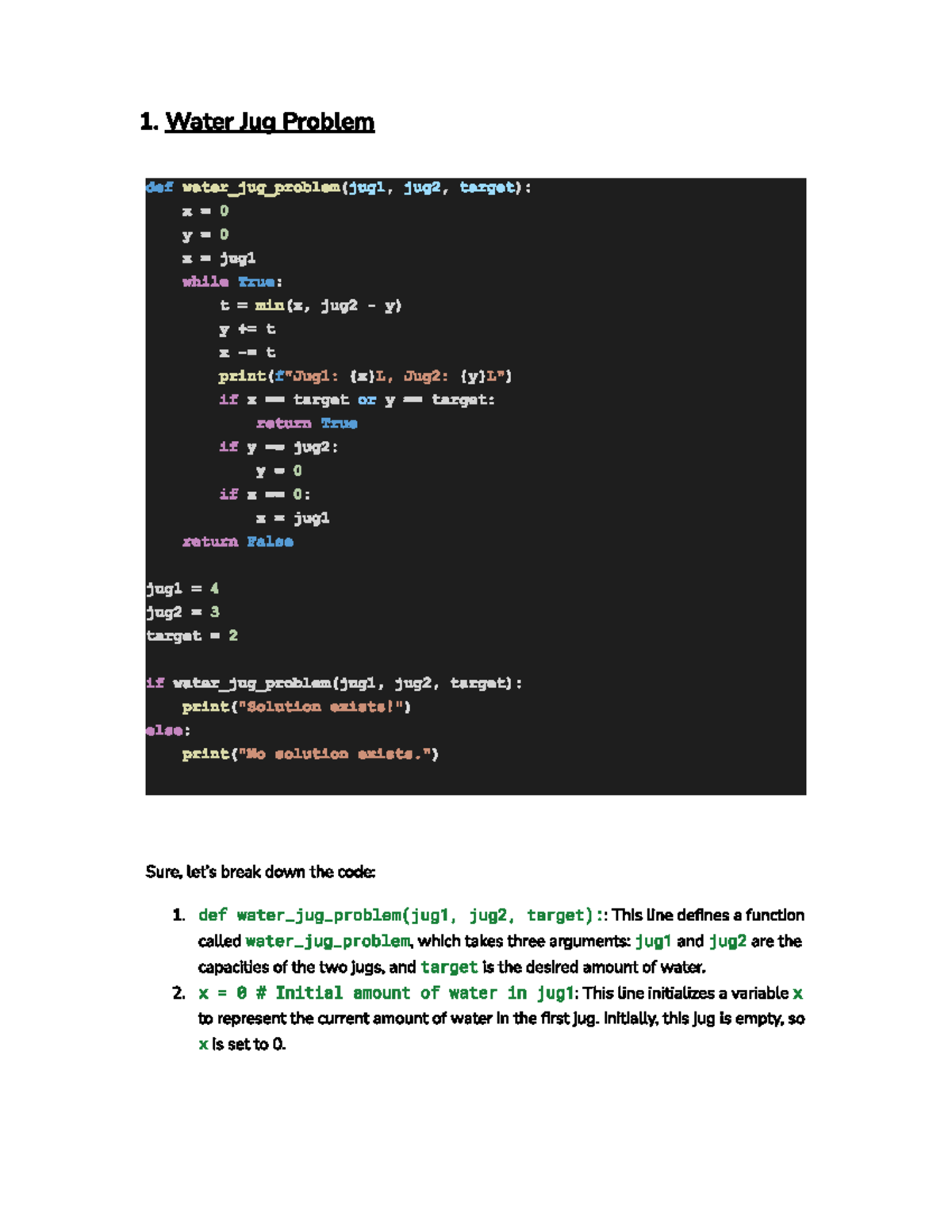 AI LAB ANSWERS PRACTICAL - Artificial Intelligence - Studocu