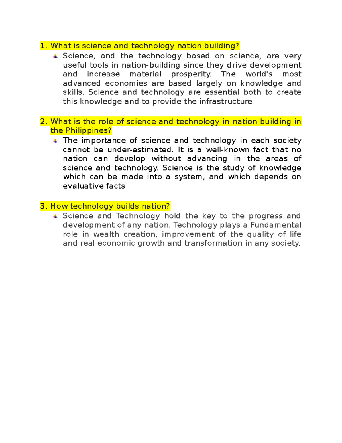 STS Nation Building - 1 is science and technology nation building ...