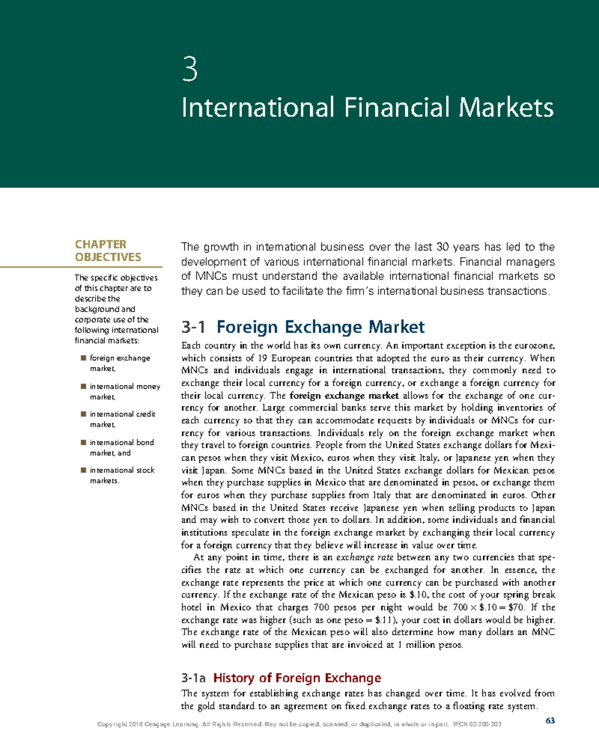 Chapter 3 International financial markets - 3 International Financial ...