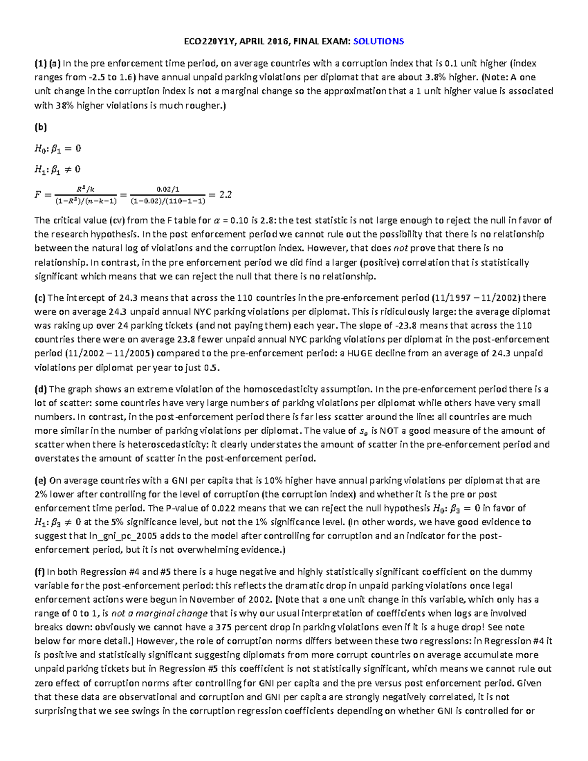 Exam April 2016, questions and answers - Warning: TT: undefined function: 22 Warning: TT ...