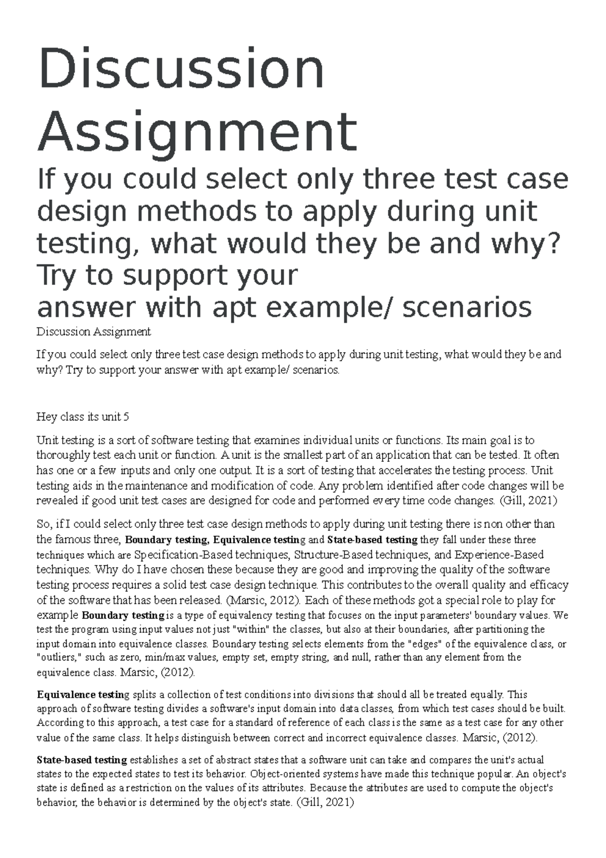 Discussion Assignment computer engeneering - Discussion Assignment If ...