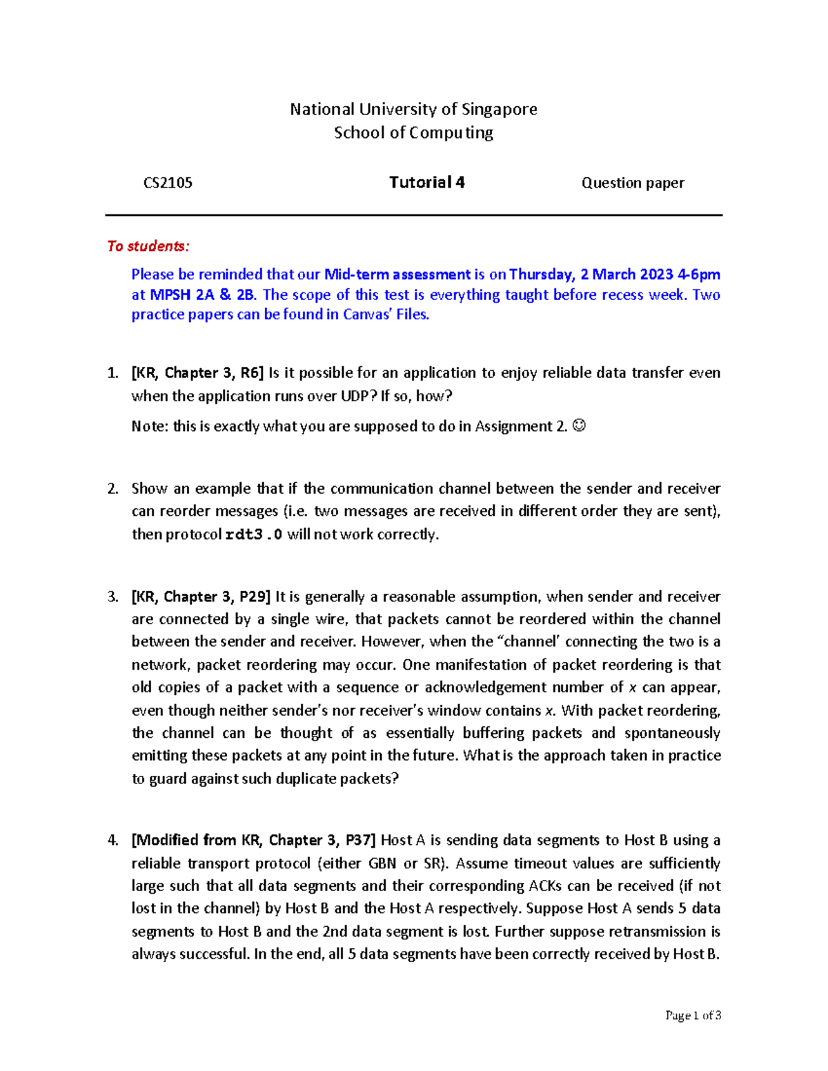 Tutorial 4 - ccccc - Studocu