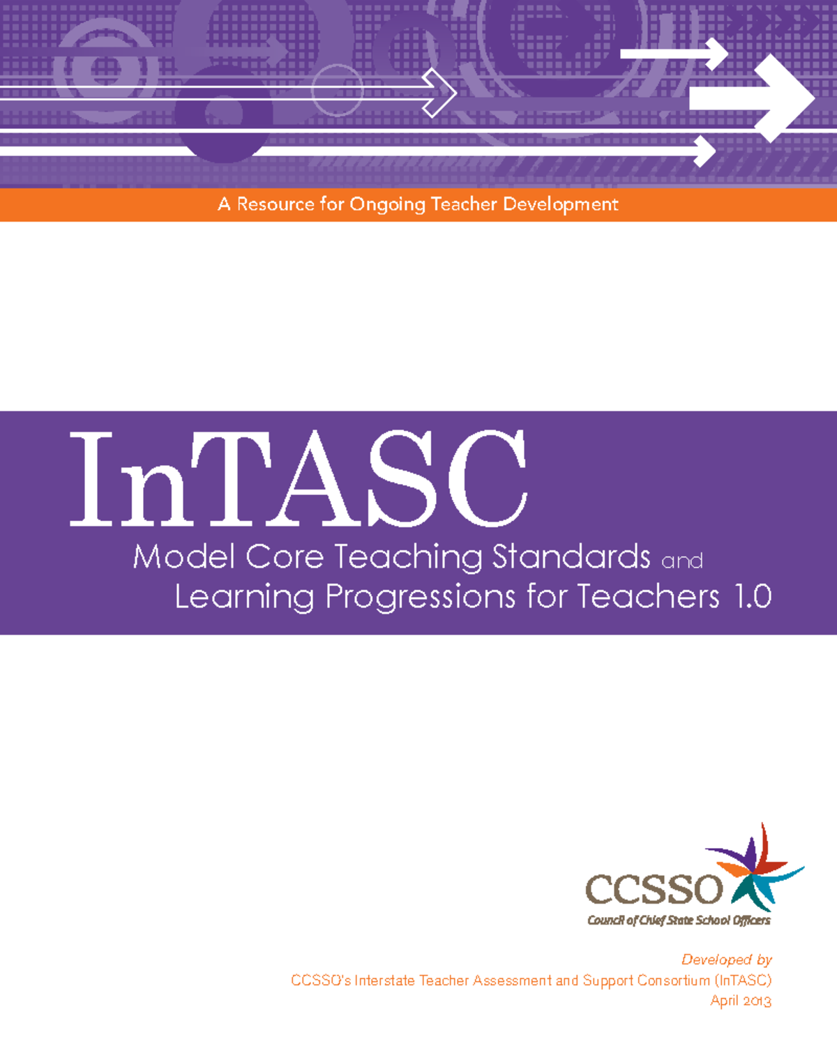 2013 Intasc Learning Progressions for Teachers - InTASC Model Core ...