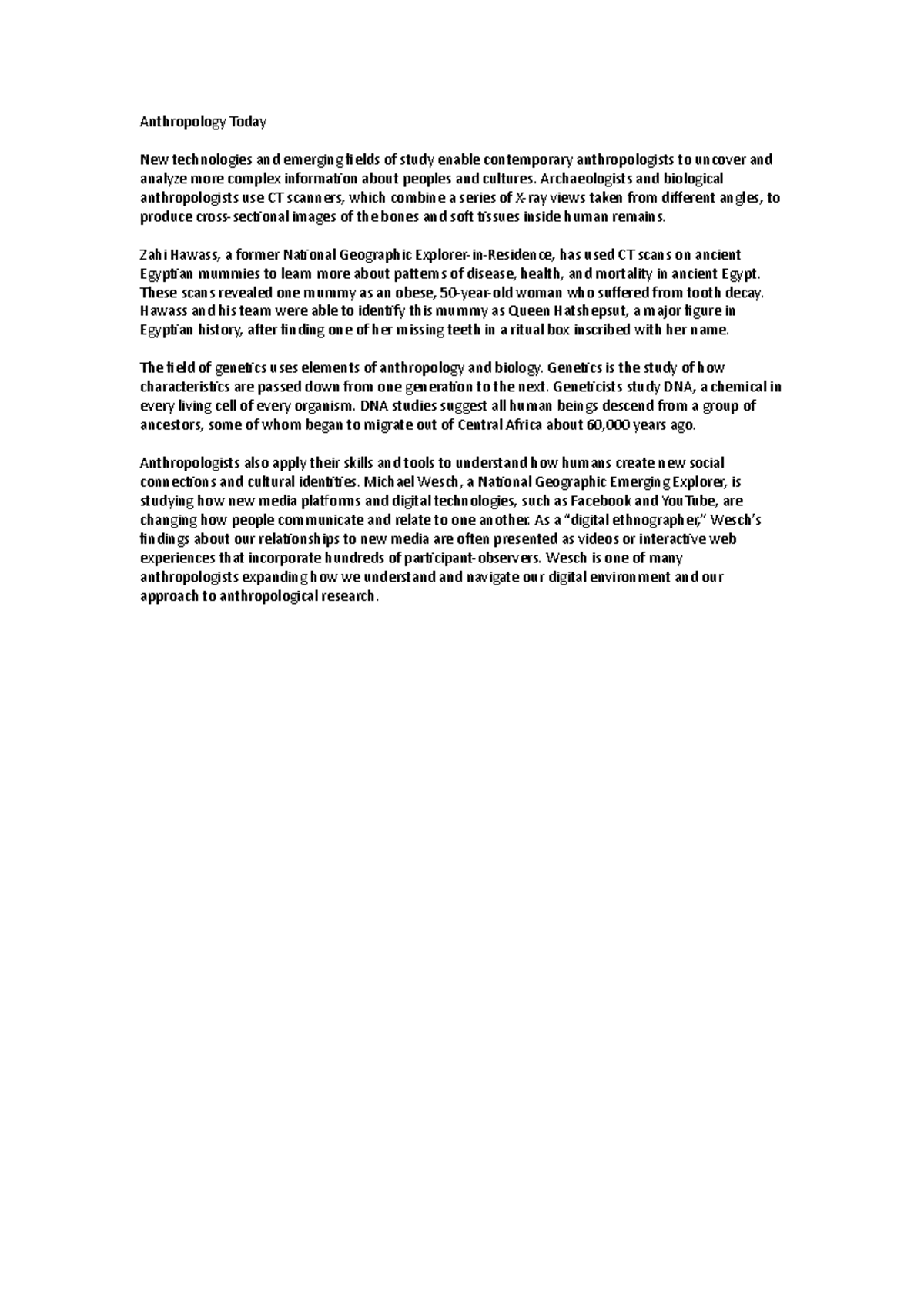 Anthropology Today - Anthropology Today New technologies and emerging ...