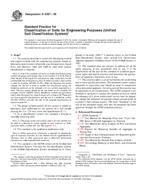 ASTM D2488 Field Soil ClassificationLab 4 ASTM Standard ASTM Standard ...