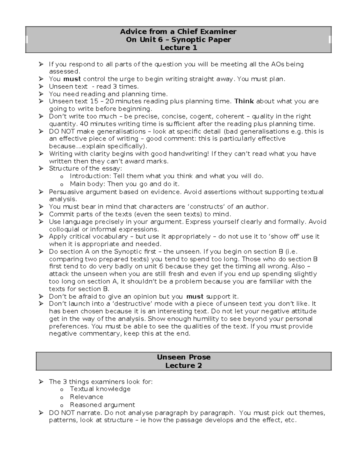 Critical Perspectives of Othello - Advice from a Chief Examiner On Unit ...