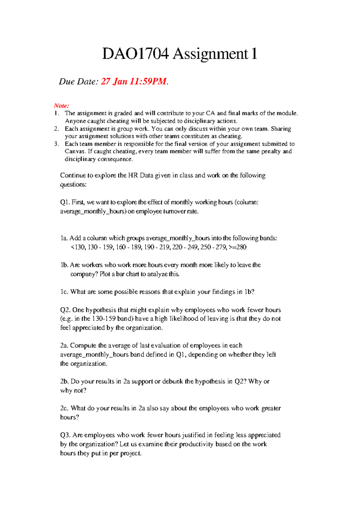 DAO1704 Assignment 1 Worksheet - DAO1704 Assignment 1 Due Date: 27 Jan 11:59PM. Note: The ...
