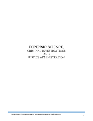 Forensic Ballistics - Notes - FORENSIC BALLISTICS BALLISTICS the ...