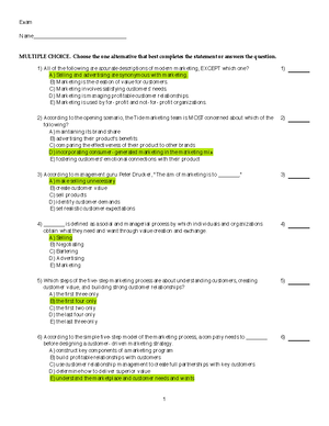 Chapter 9 - Practice tests with answers - Chapter 9: Product Management ...