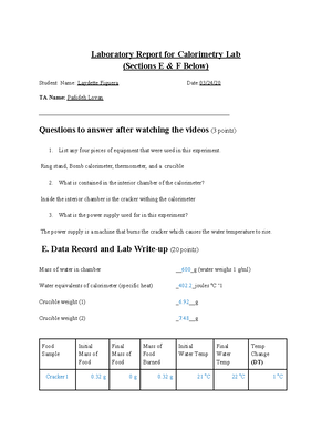 Antioxidants Lab 8 - Antioxidants from Fruits and Vegetables at work in ...